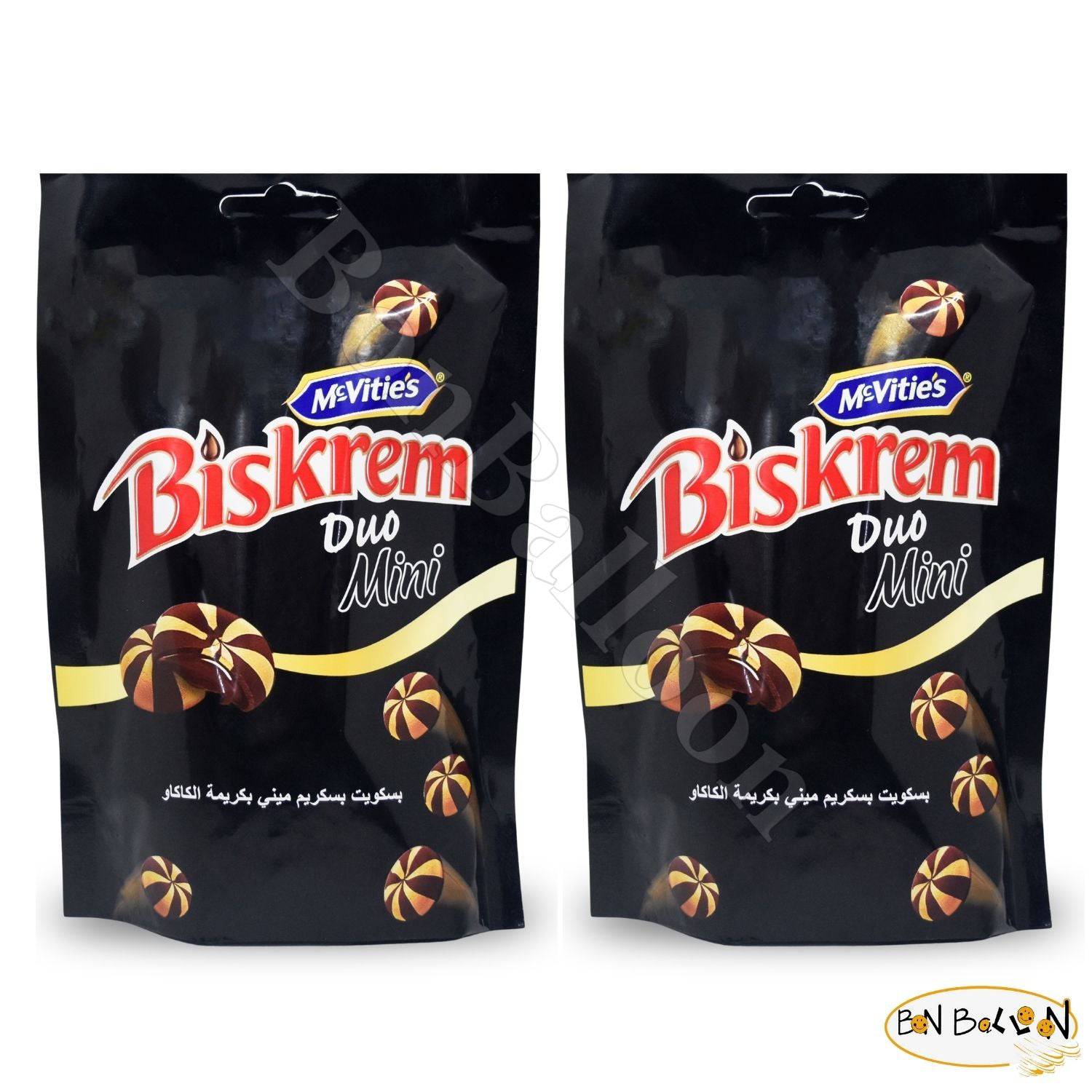 Mcvities Biskrem Duo Mini Biscuits Filled With Cocoa Cream Cookies ...